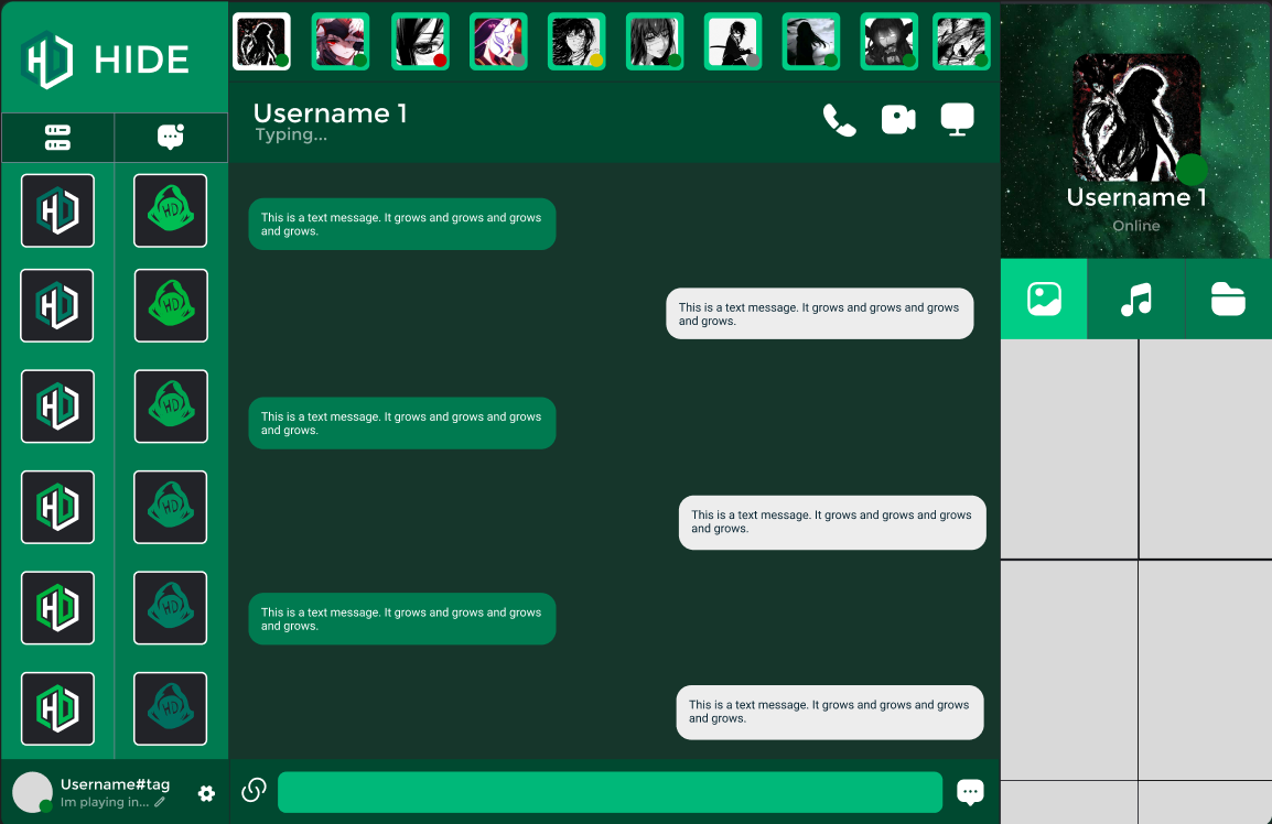 Hide - самый удобный мессенджер